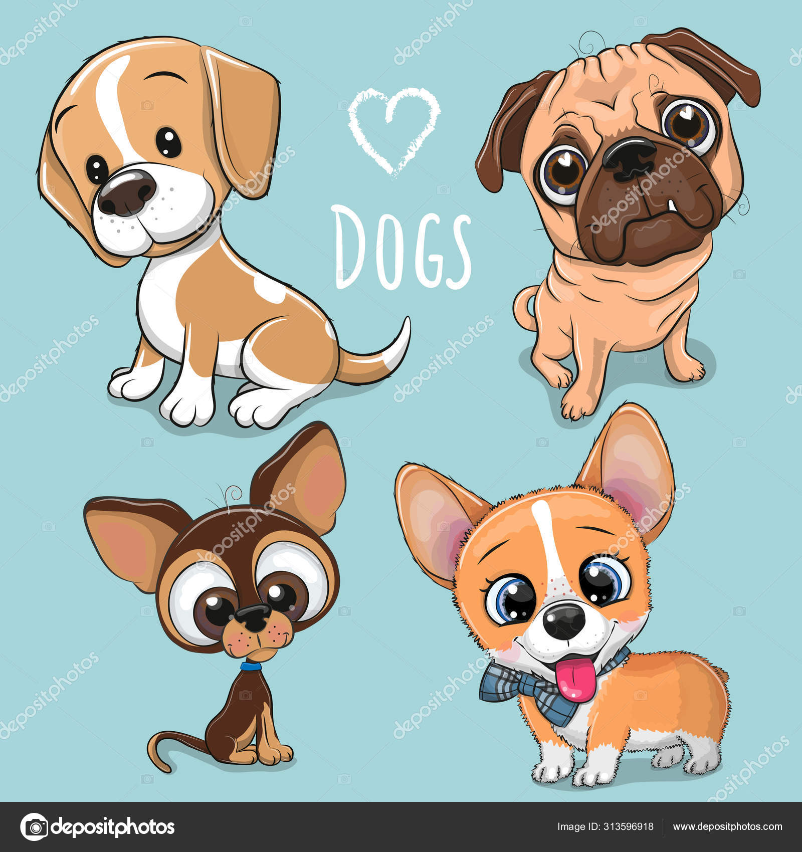 Dibujos Animados De Perros