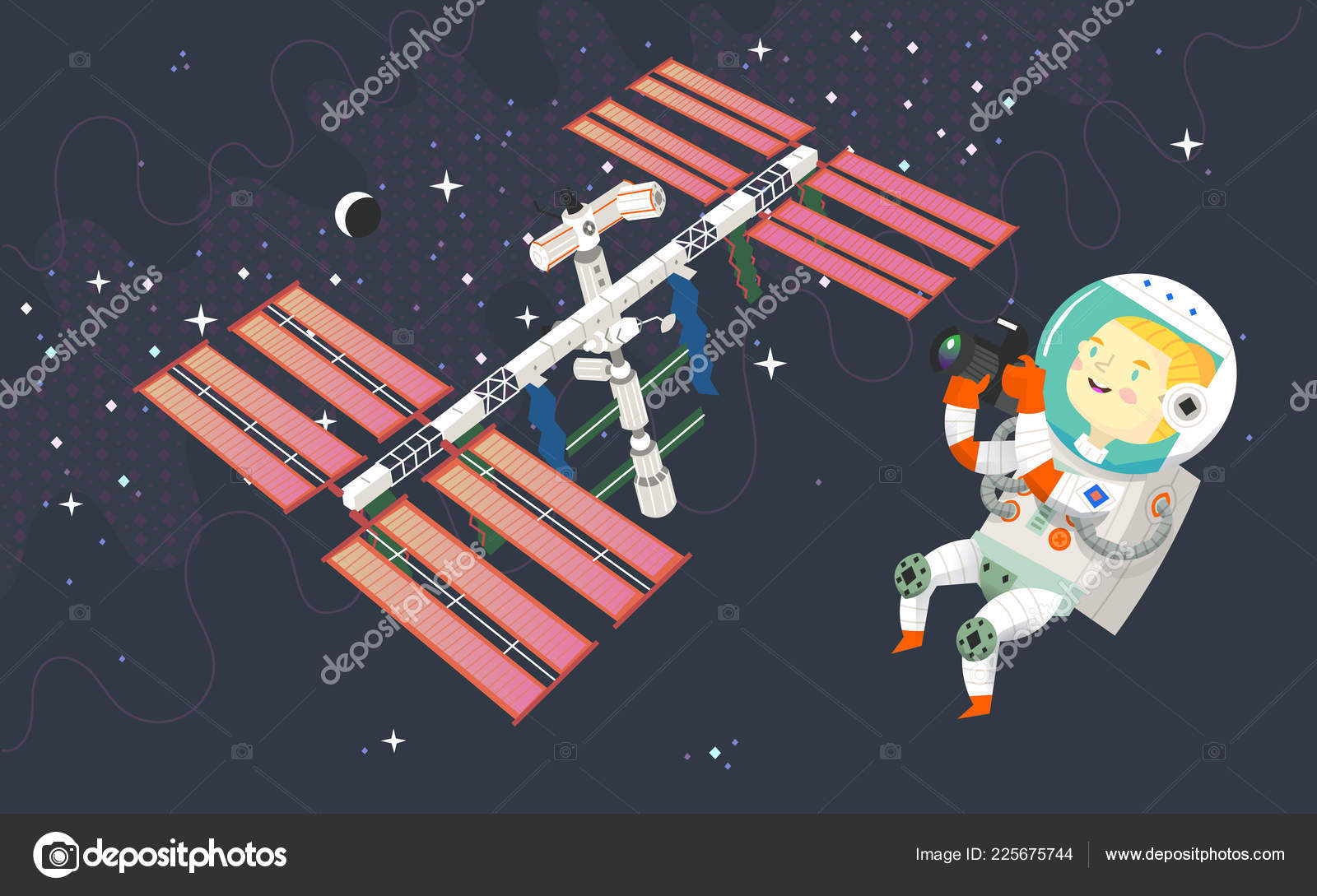 International Space Station Comic Strip