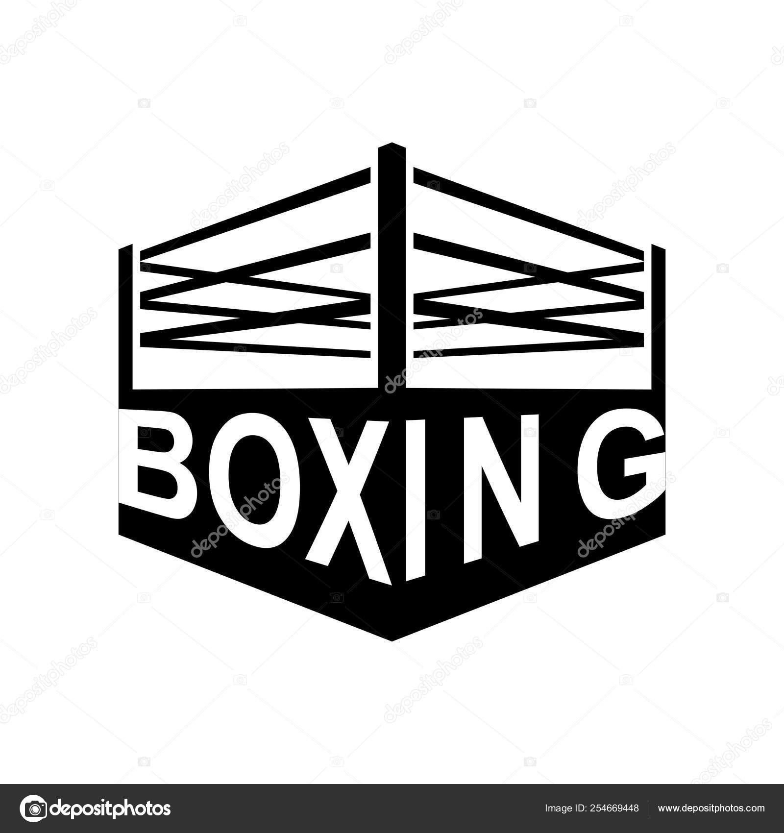 Boxing ring sign symbol. Boxing icon. Vector illustration Stock Vector ...