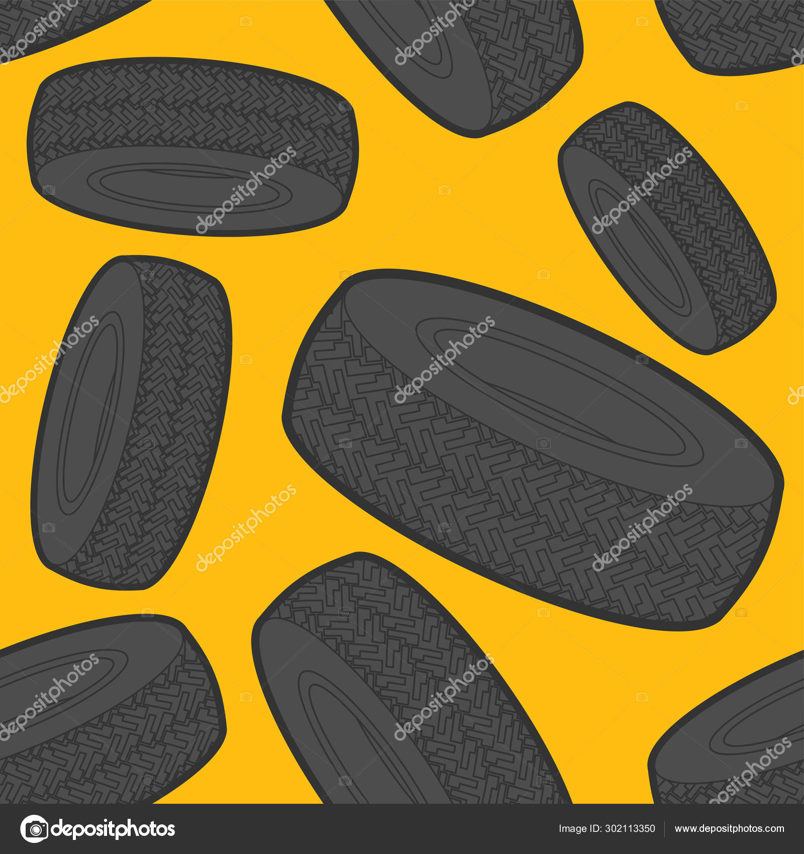 Tire pattern seamless. Car rubber tyre background. vector textur Stock ...