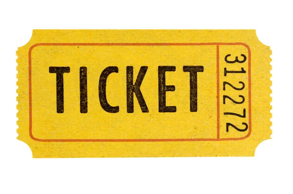 Yellow Raffle Ticket Clip Art