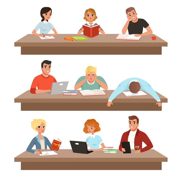 Overwhelmed students, Royalty-free Overwhelmed students Vector Images ...