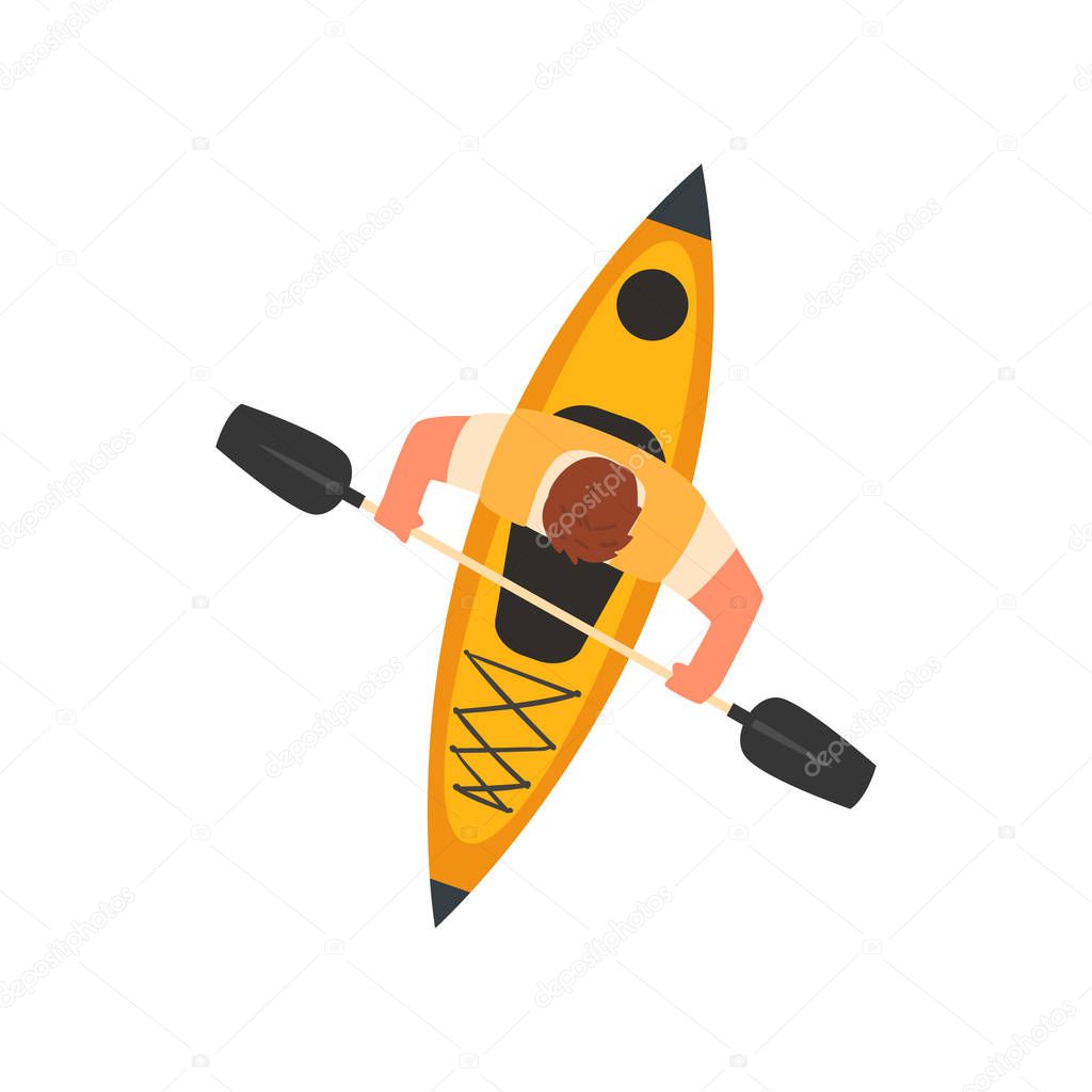 Kayak para remar en el mar o el río, Deportes acuáticos en kayak ...