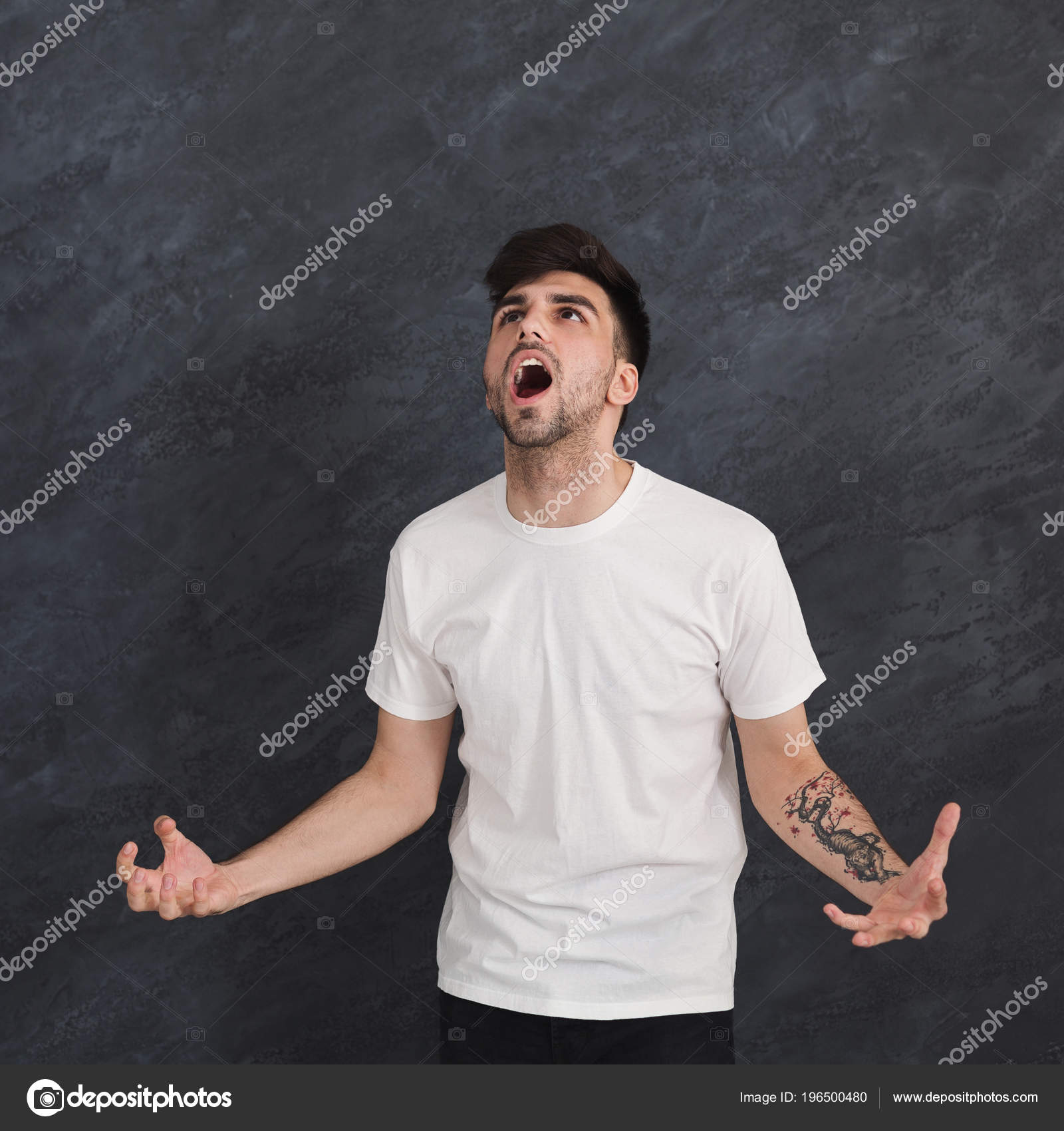 Screaming Crying Man