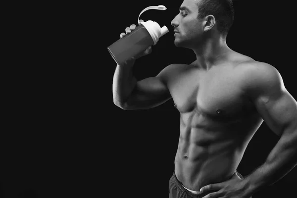 Bodybuilder drinking Stock Photos, Royalty Free Bodybuilder drinking ...