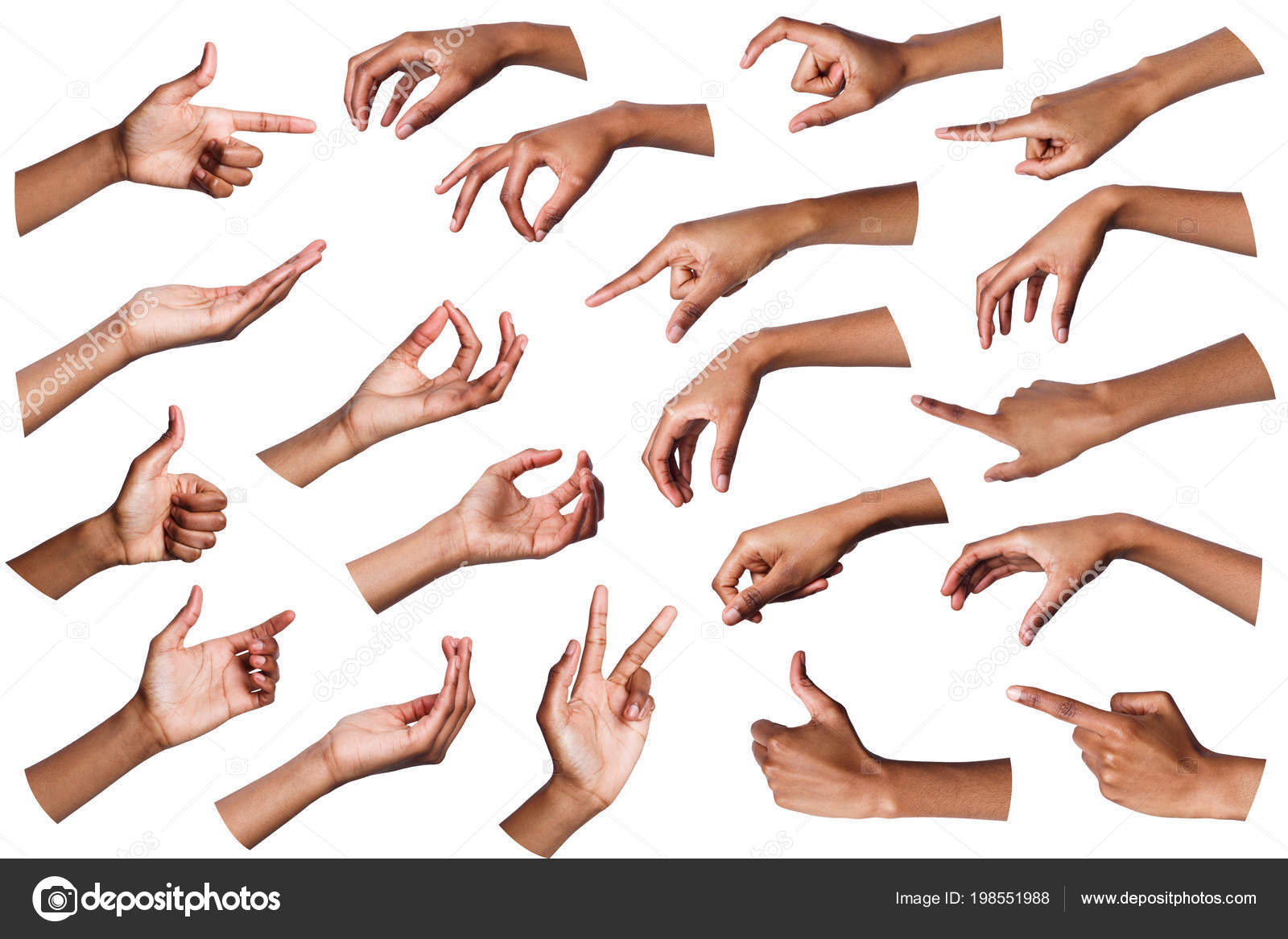 African American Hand Gestures