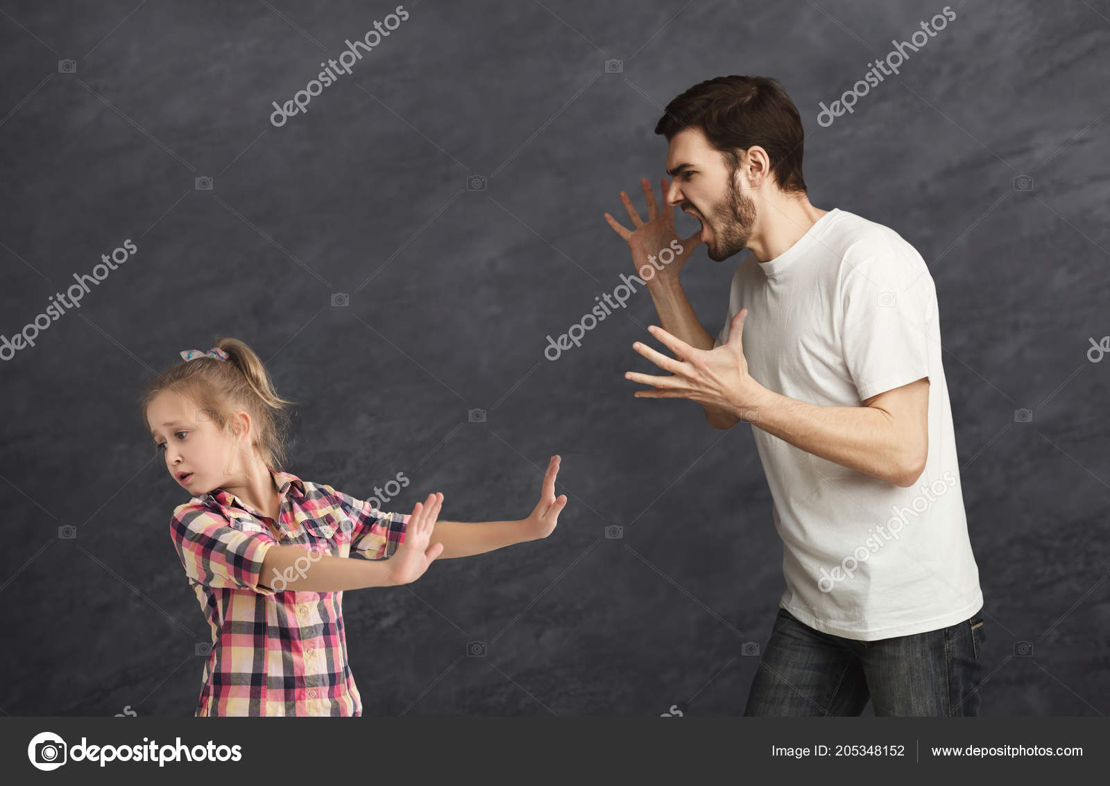 Little Girls Arguing