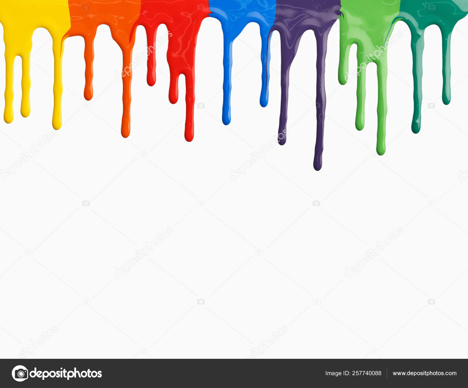 Pintura colorida gotejamento — Foto © Milkos #257740088