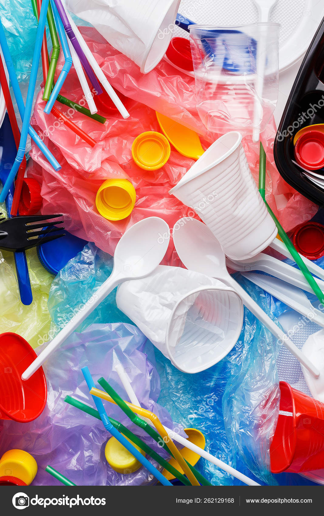 Plastic waste concept Stock Photo by ©Milkos 262129168