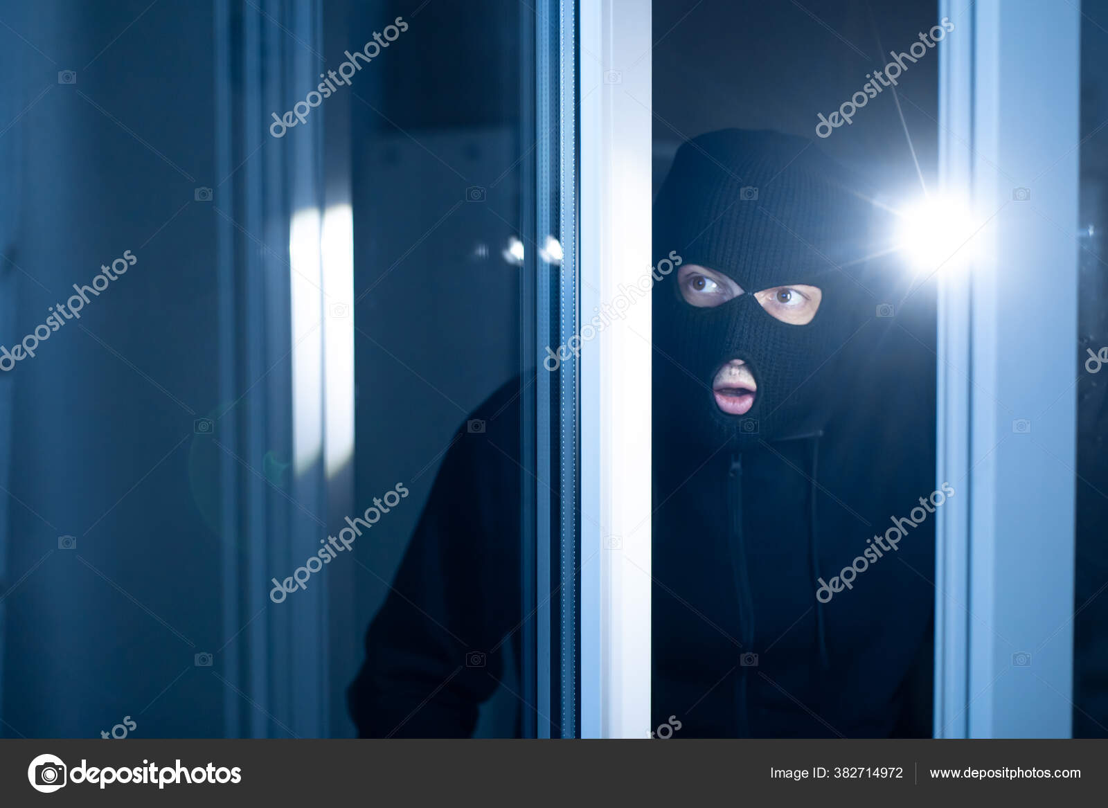 Intruder Breaking In