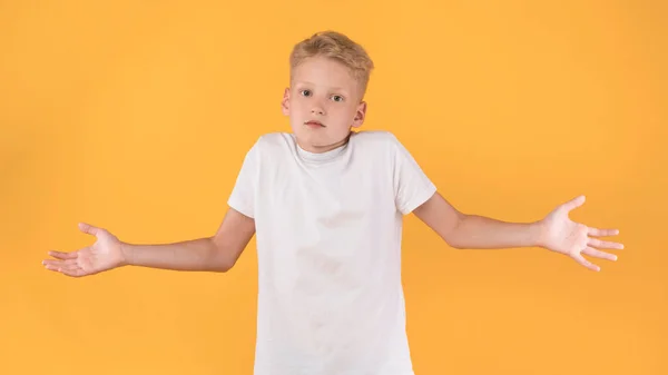 Child Shrugging Shoulders