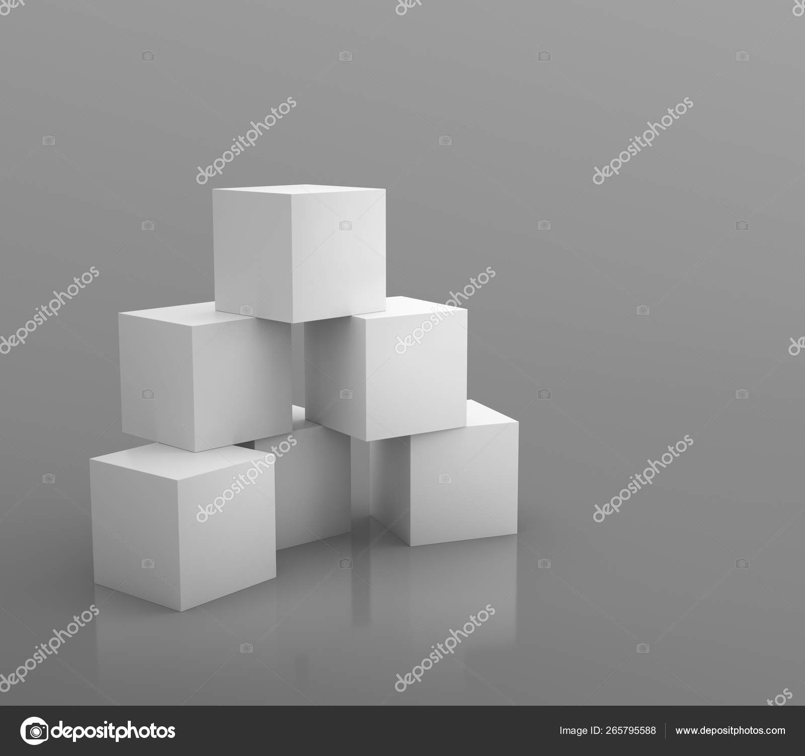 Grey cubes studio shot Stock Photo by ©ouh_desire 265795588