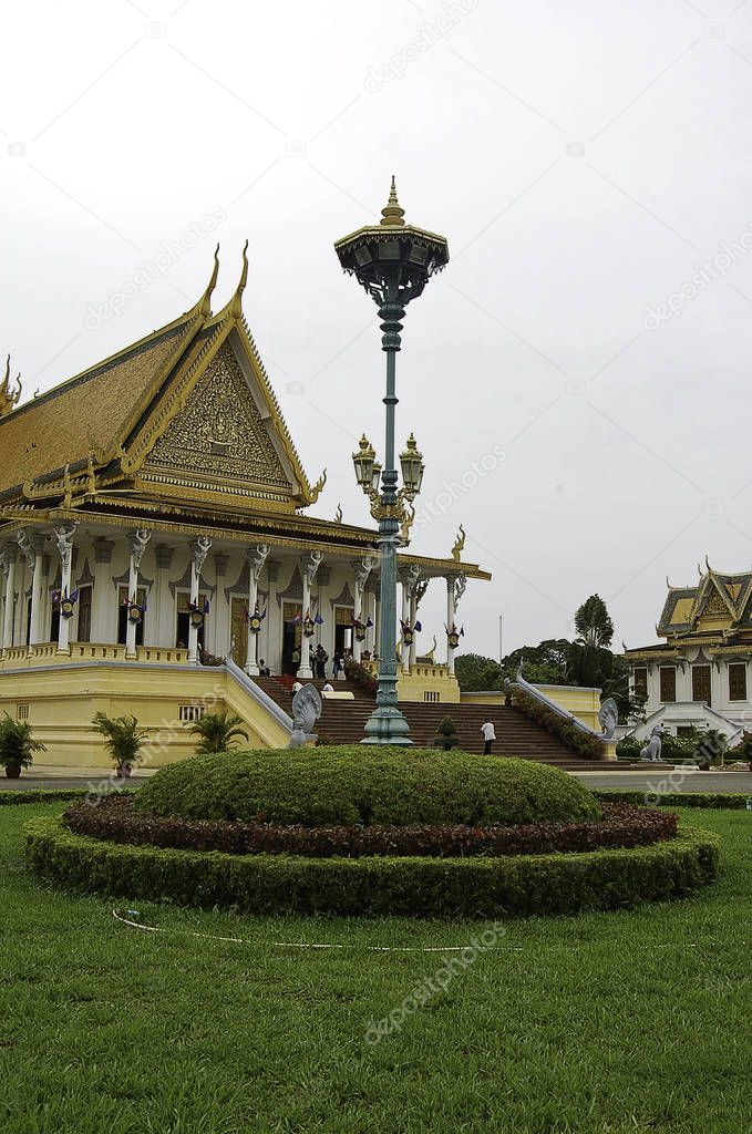 21 septiembre 2006-Phnom Penh-cambodia-El palacio real de Nom Penh ...