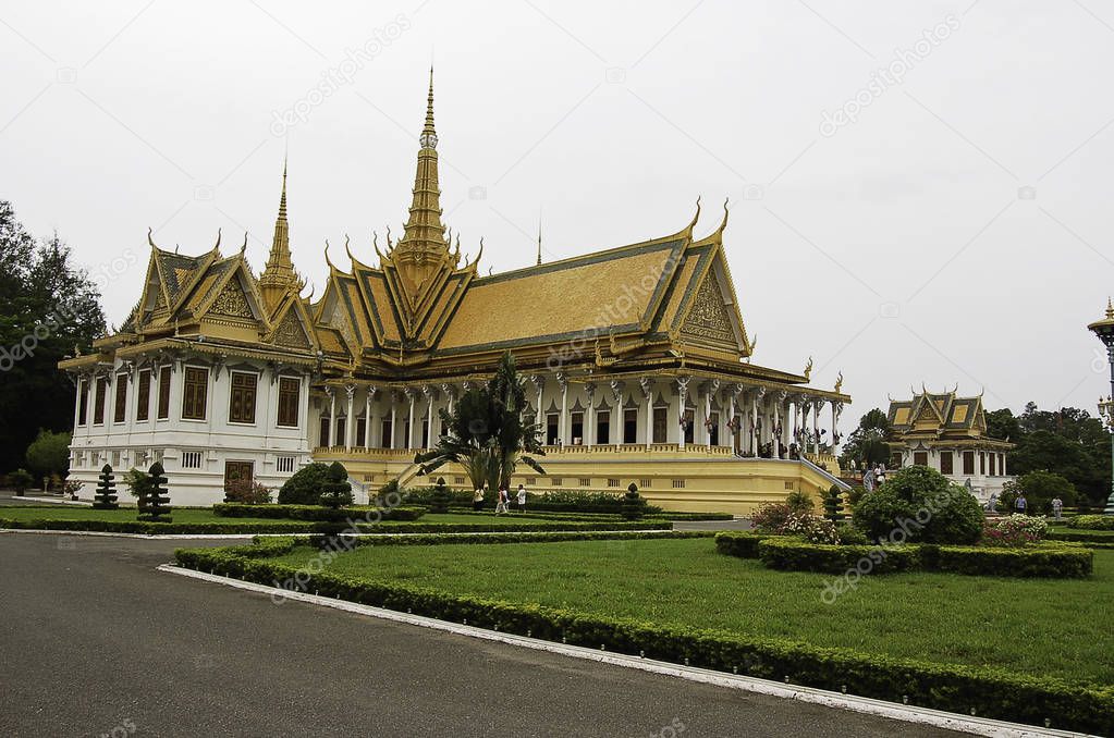 21 septiembre 2006-Phnom Penh-cambodia-El palacio real de Nom Penh ...