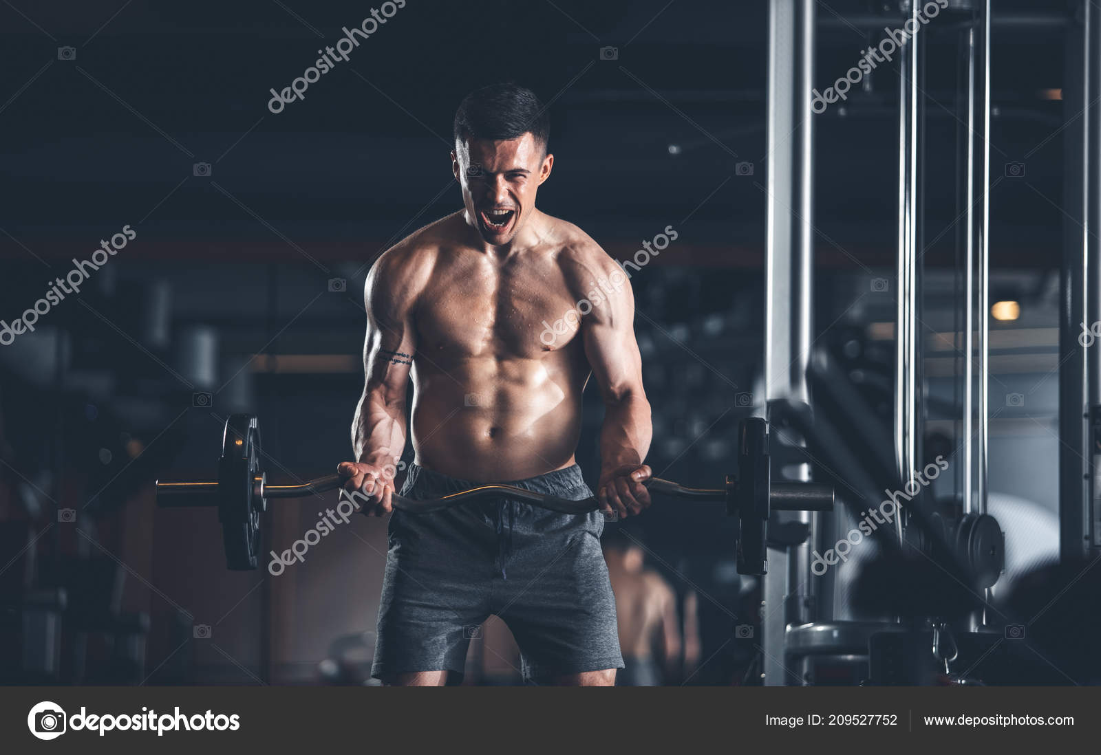 Raging Guy Lifting