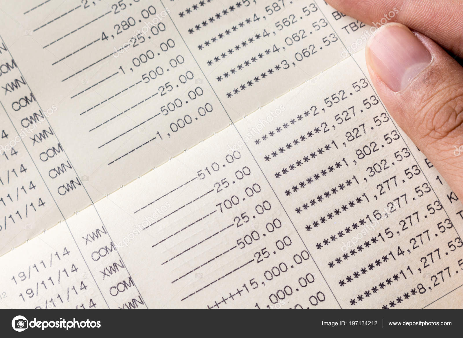 Savings Account Passbook