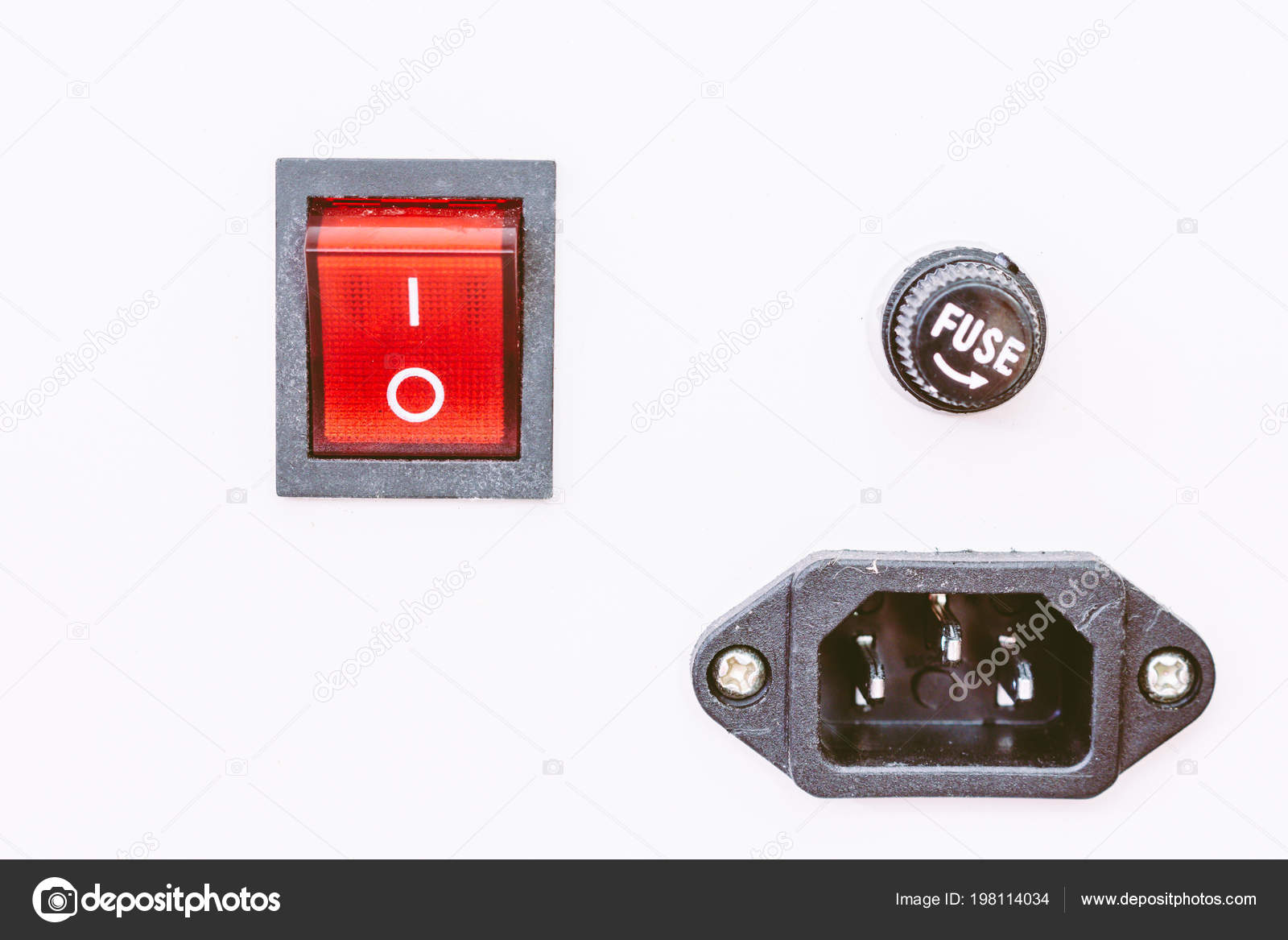 Red Power Switch — Stock Photo © assumption111 #198114034