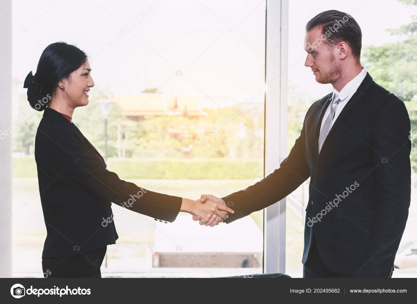 Handshake Business Partners Partnership Business Concept — Stock Photo ...
