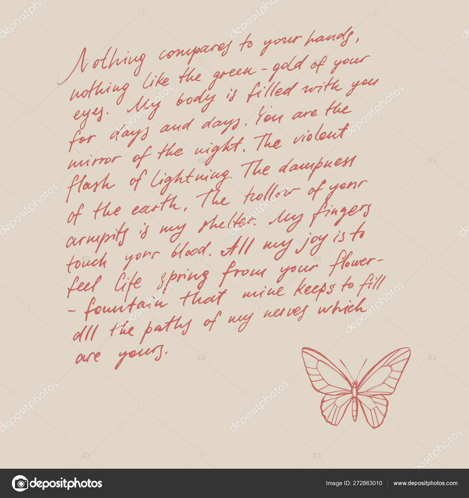 Handwritten abstract text wallpaper. Imitation of a abstract vintage ...