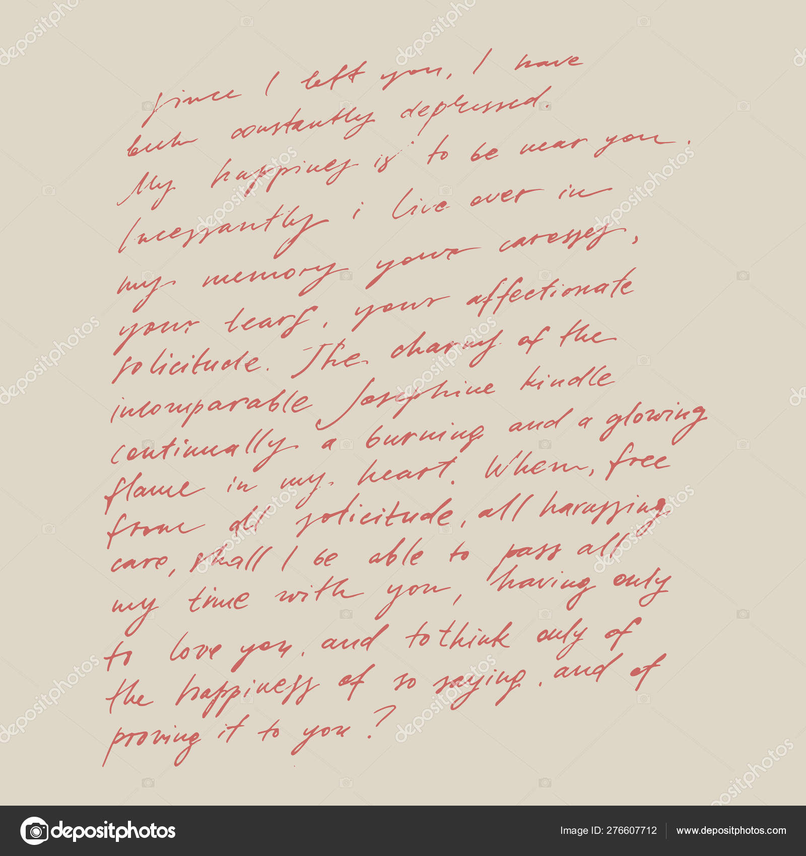 Old Handwritten Love Letters