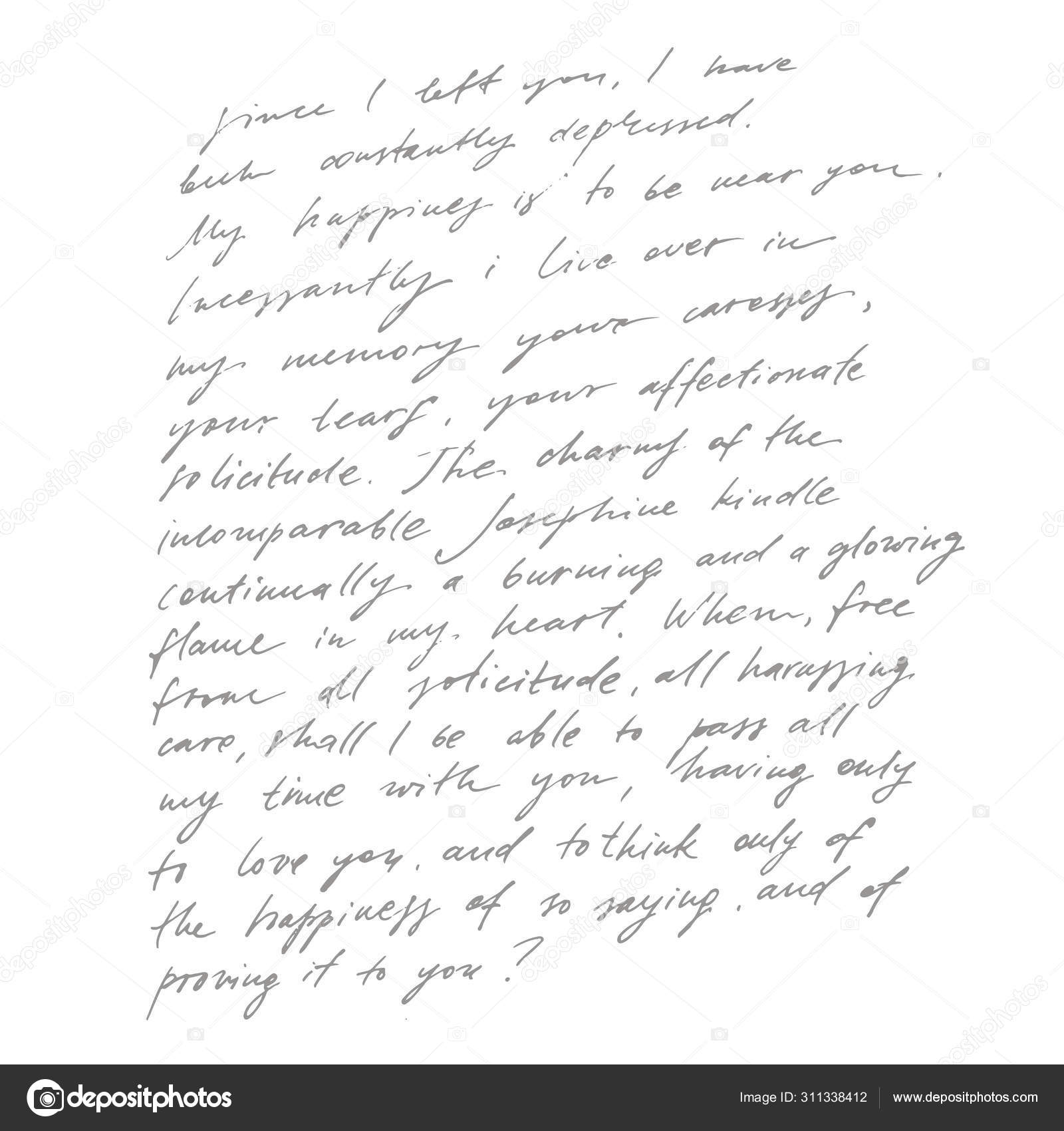 Handwritten abstract text wallpaper. Imitation of a abstract vintage ...