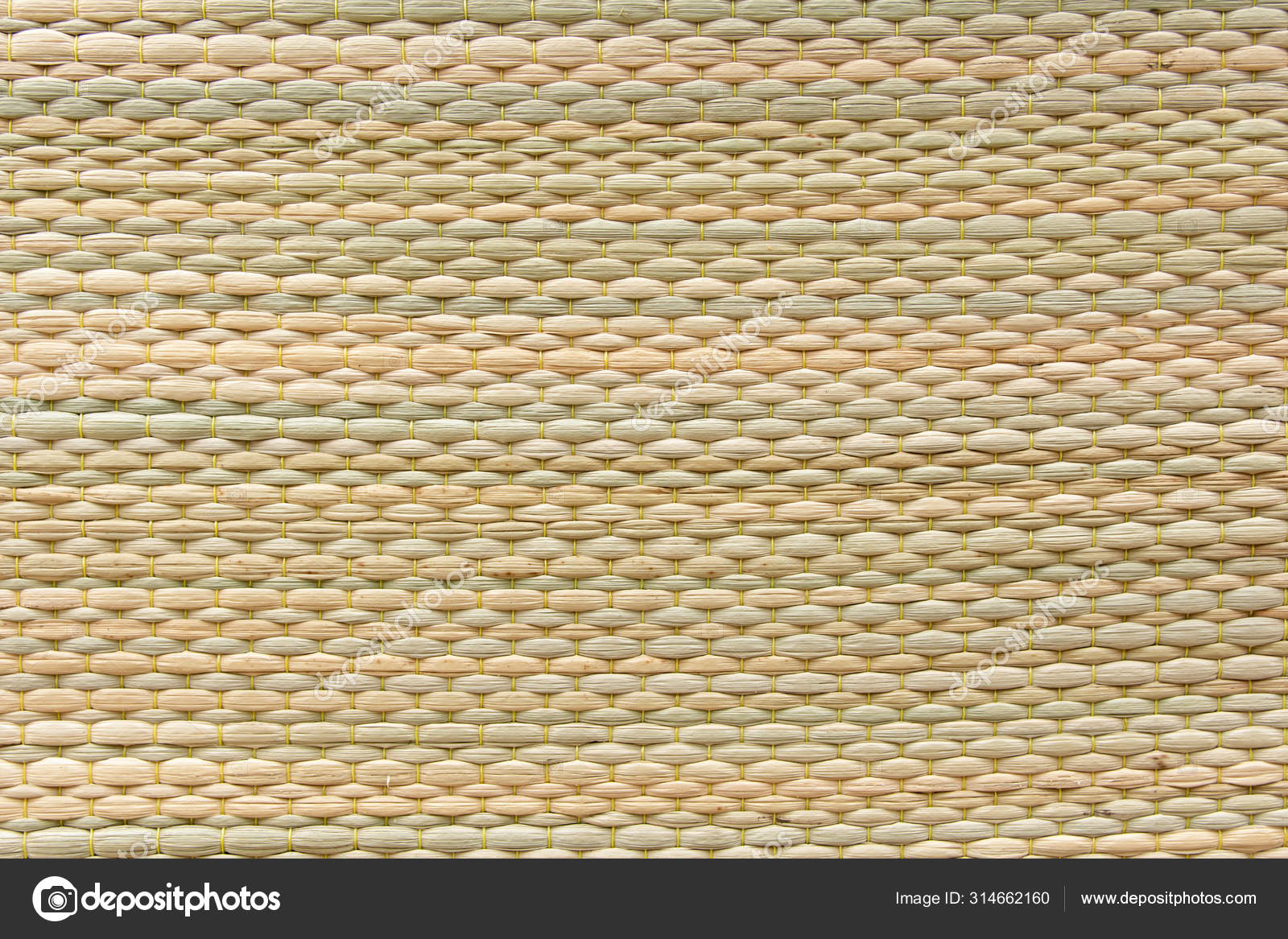 Reed mat texture background. Woven cyperus difformis — Stock Photo ...