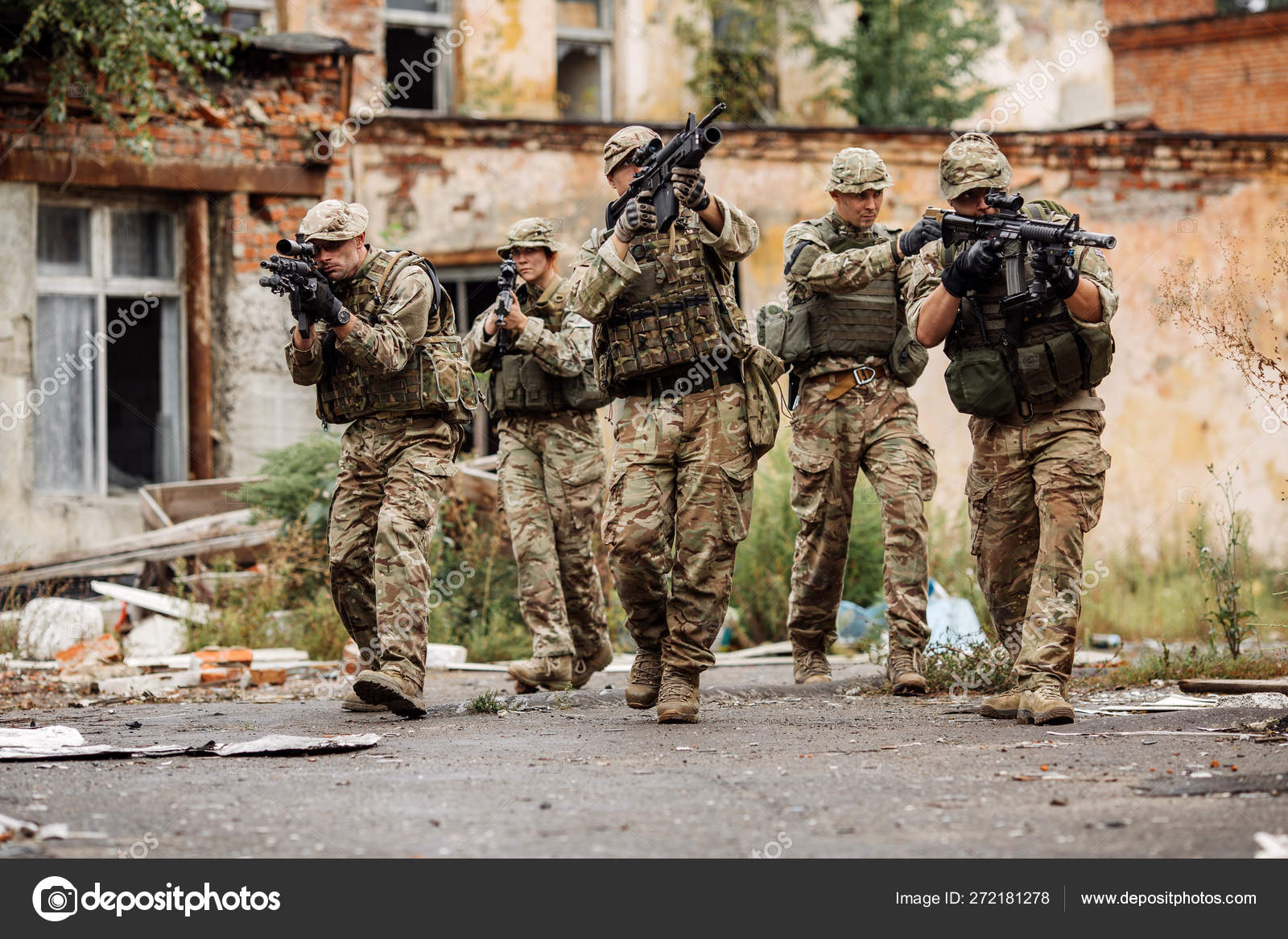 Military Sniper Team