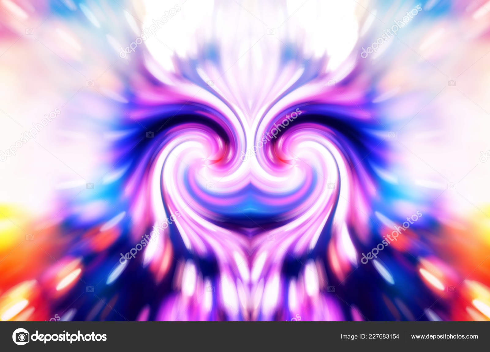 Woman divine energy double spiral abstract symbol Stock Illustration by ...