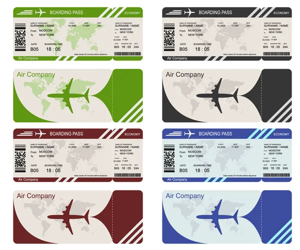 Flight ticket sample picture | Plane ticket template. Air economy ...