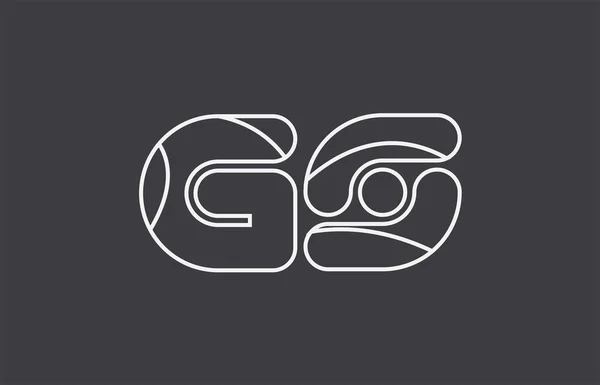 negro blanco gris alfabeto letra gs g s combinaci n logo dise o adecuado para una empresa o ...