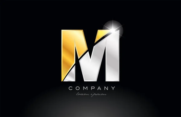 Metal blue alphabet letter mh m h logo company icon design Stock Vector ...