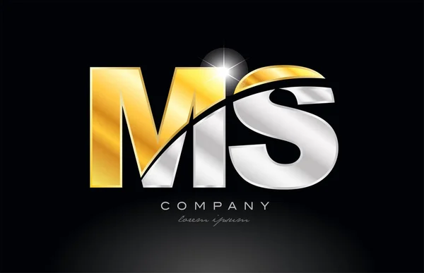 Metal blue alphabet letter mh m h logo company icon design Stock Vector ...