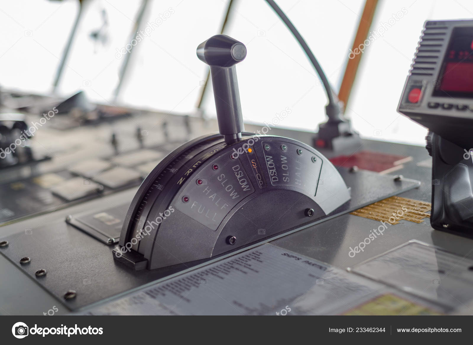 Ship's Control Navigational Bridge — Stock Photo © Alexey_Seafarer ...