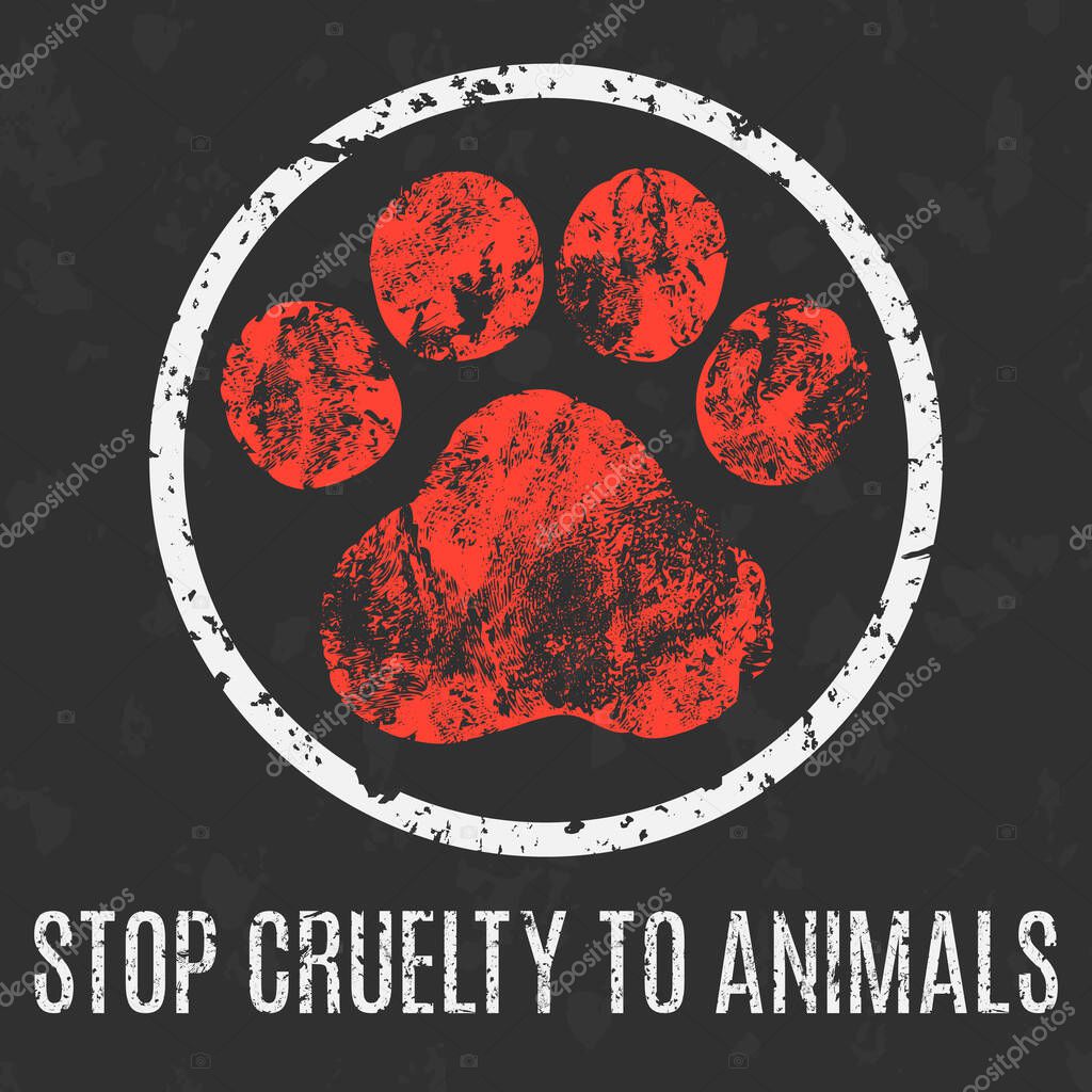 Ilustración vectorial conceptual. Problemas sociales de la humanidad ...