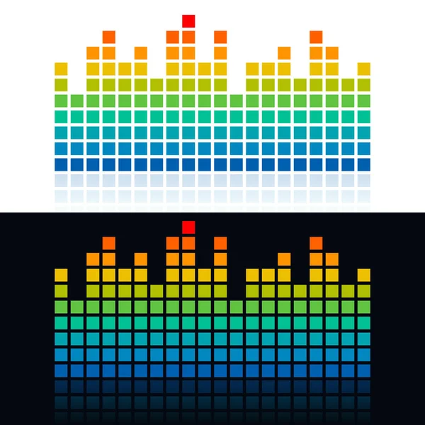 Equalizer pixels — Stock Vector © biljuska1 #1799951