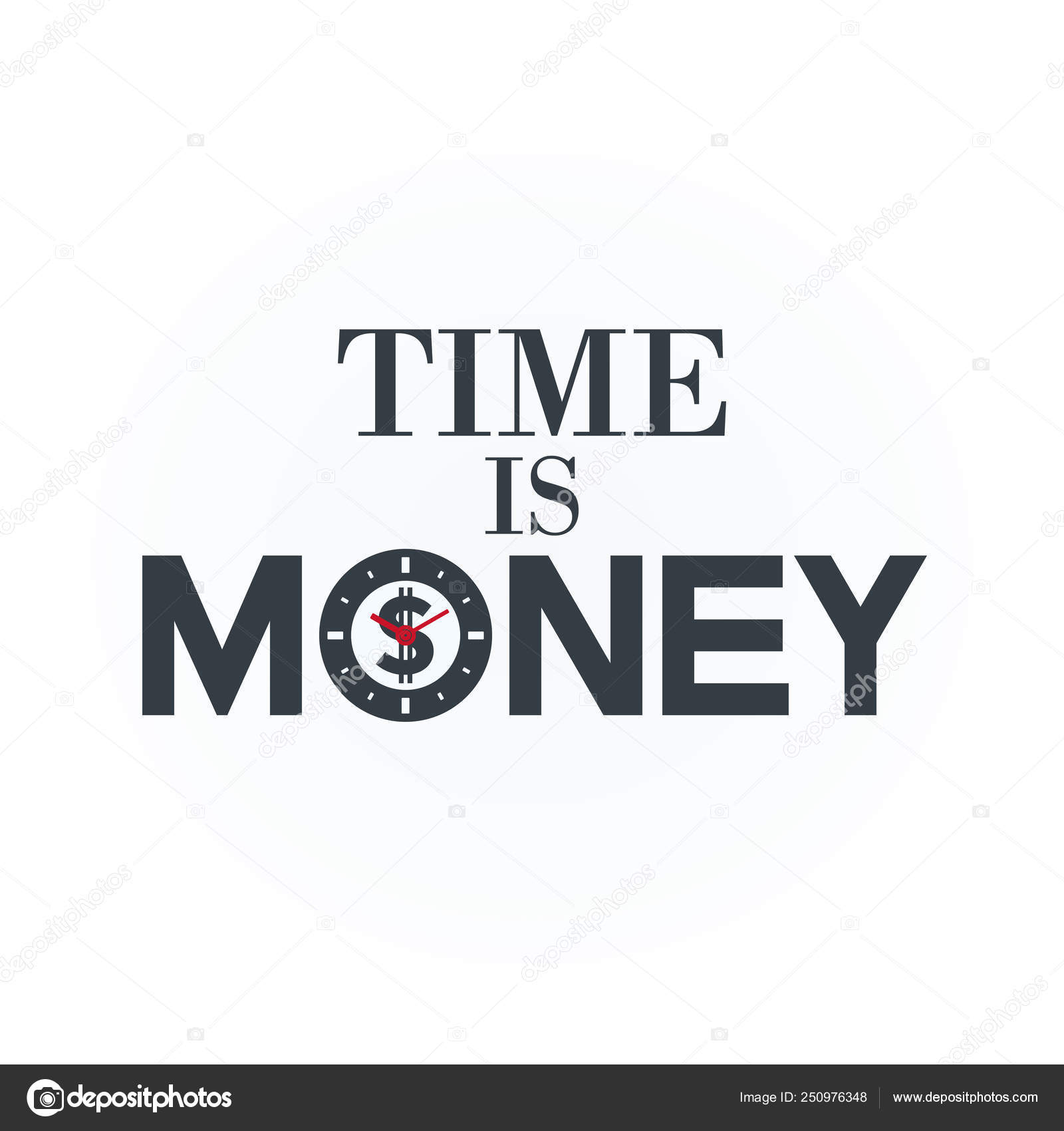 Time is money, concept design Stock Vector Image by ©mehmetbuma #250976348