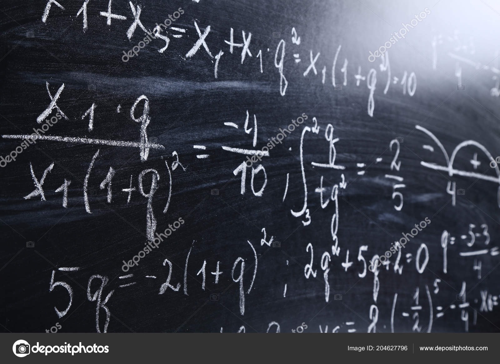 Maths Formulas Chalkboard Background Stock Photo by ©5seconds 204627796