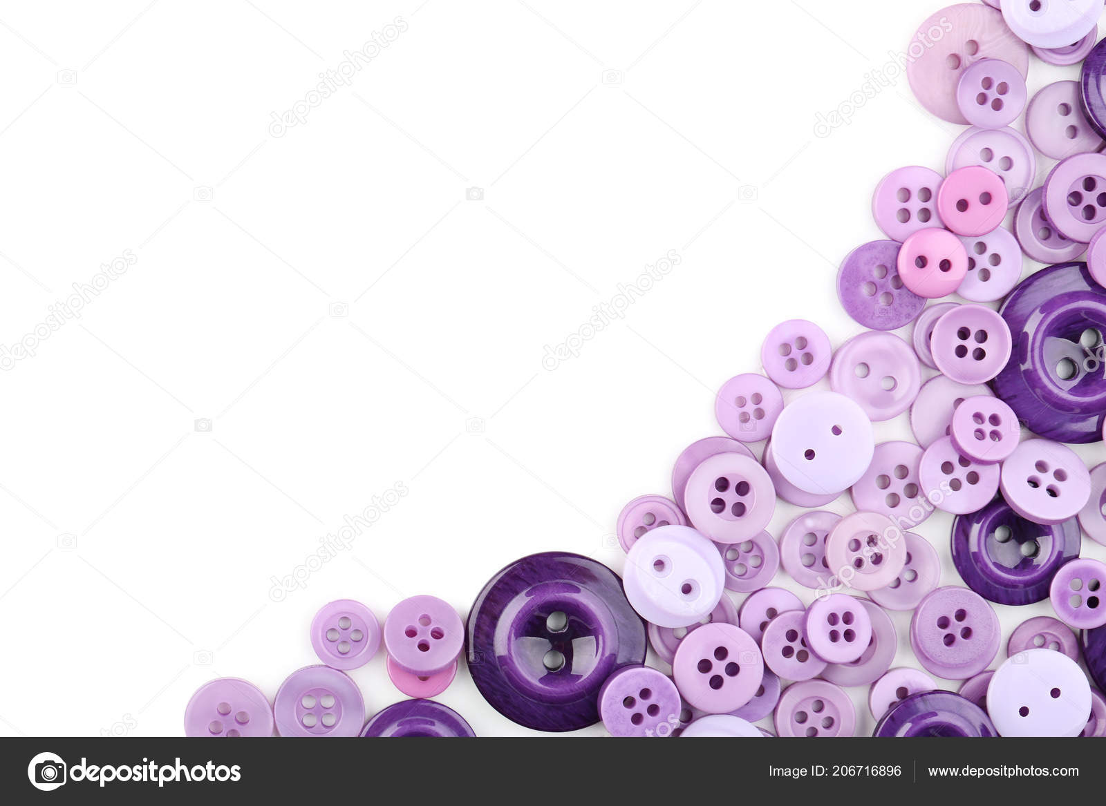 Purple Sewing Button