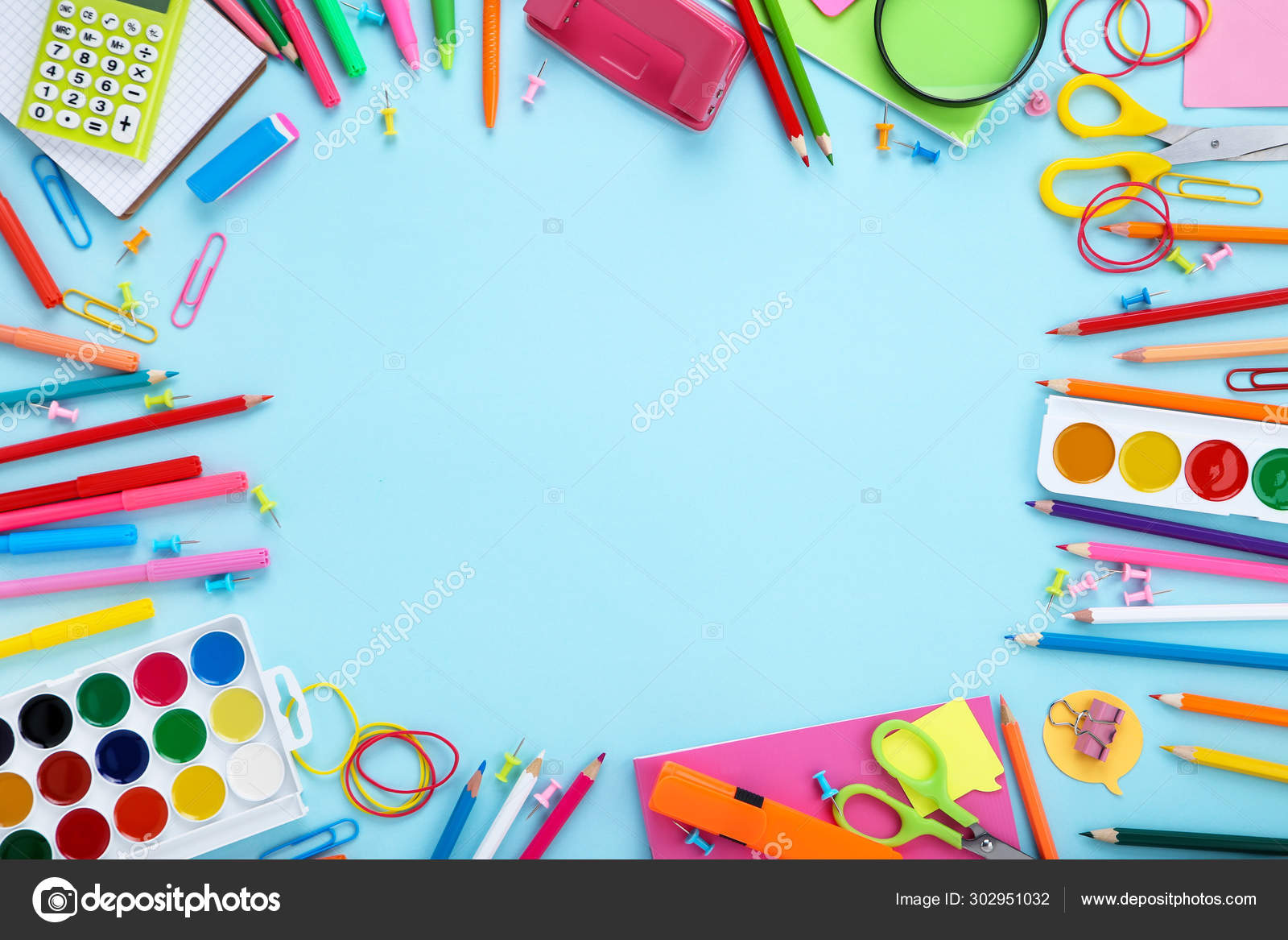 School Supply Background