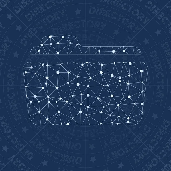 Location network symbol Alluring constellation style symbol Vibrant ...