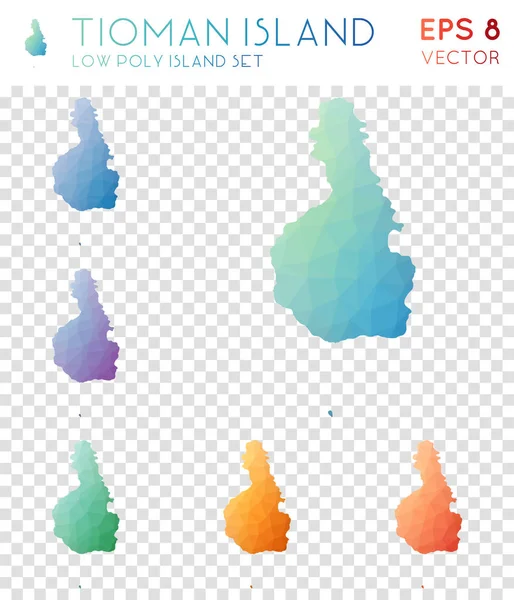 Tioman island map Vector Art Stock Images | Depositphotos