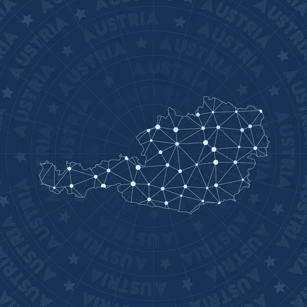 Bali network constellation style island map Gorgeous space style modern ...