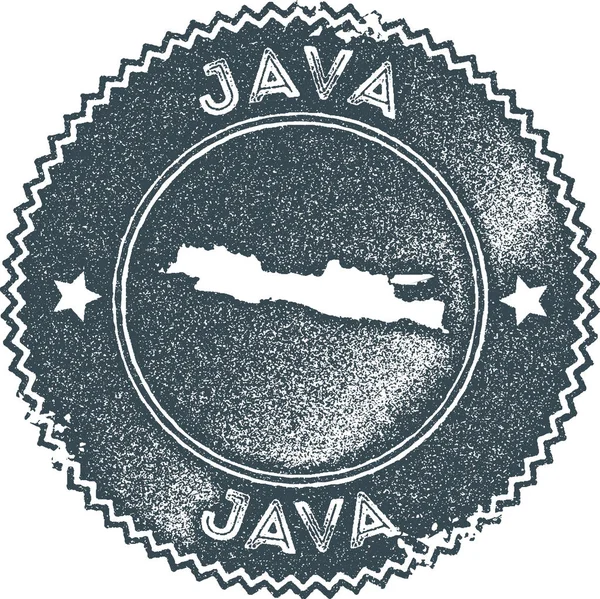 Java map stamp Retro distressed insignia Hipster round badge with text ...