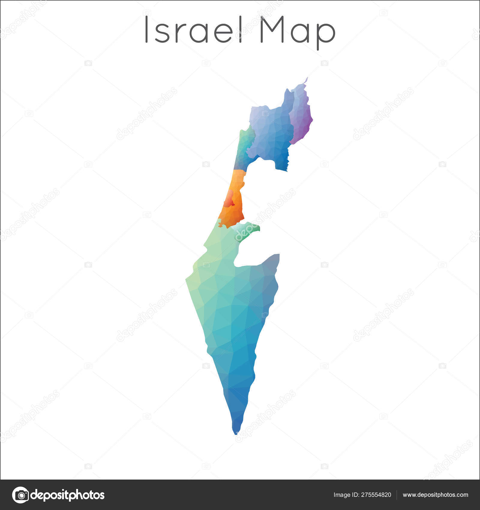 israel geography map