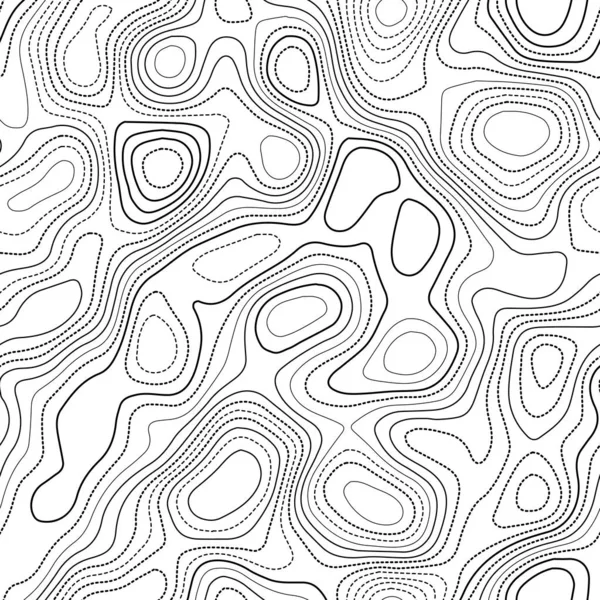 Terrain topography Actual topography map Black and white seamless ...