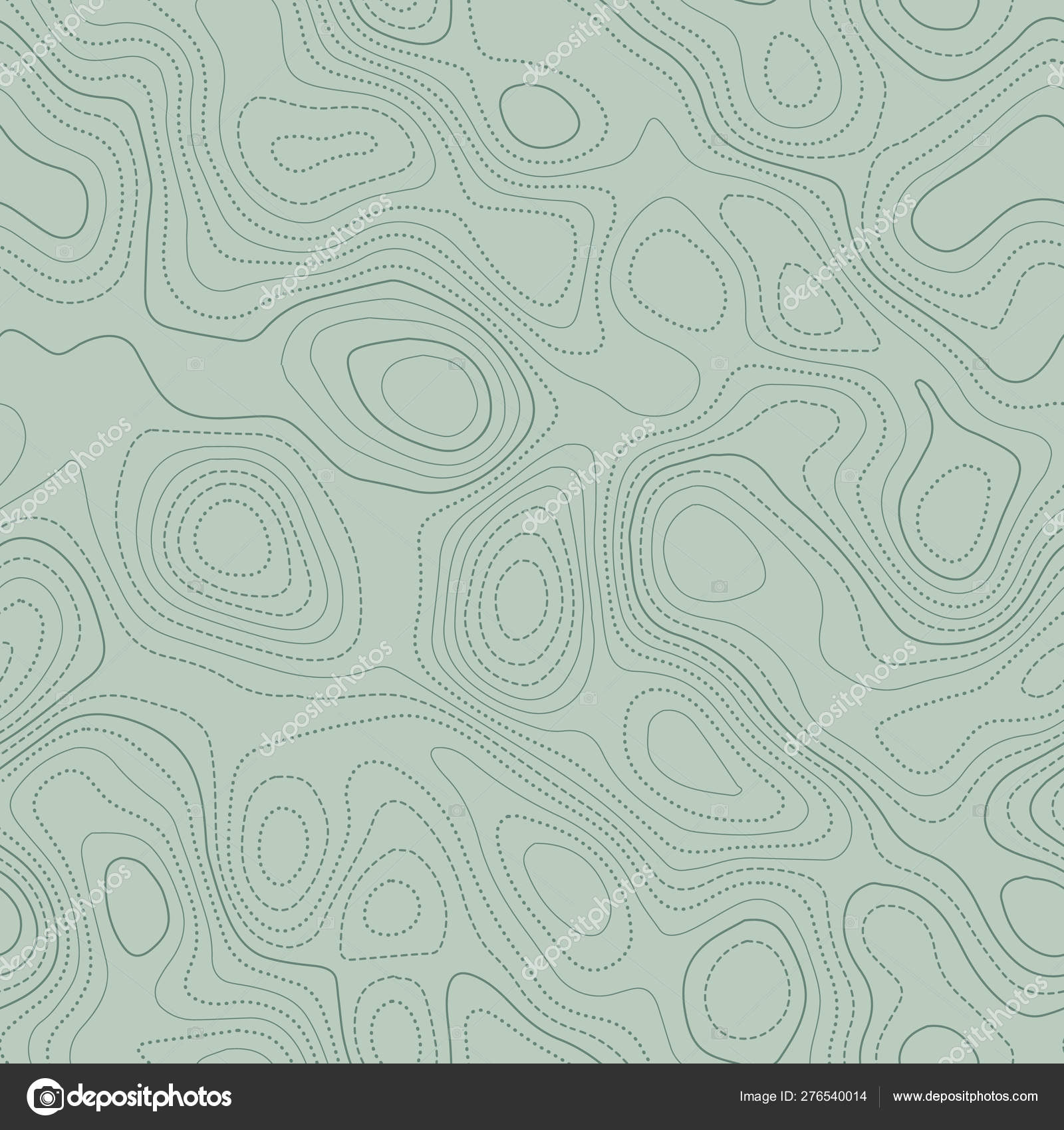 Topographic map background Actual topographic map in green tones ...