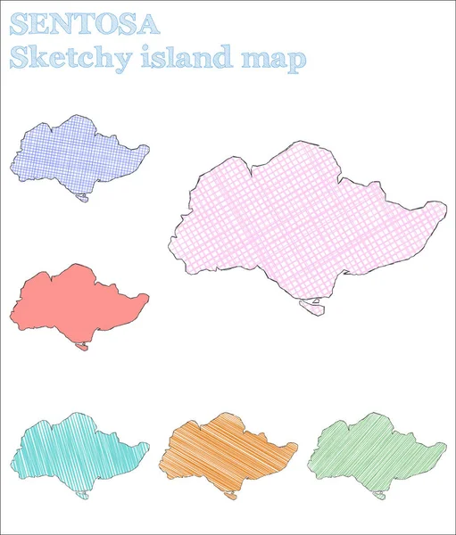 Sentosa map Vector Art Stock Images | Depositphotos