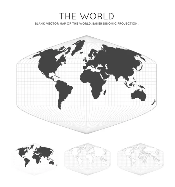 Map of The World Guyou hemisphereinasquare projection Globe with latitude and longitude lines ...