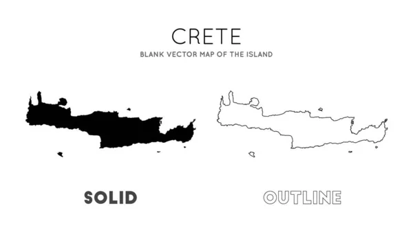 Crete map Vector Images | DepositPhotos
