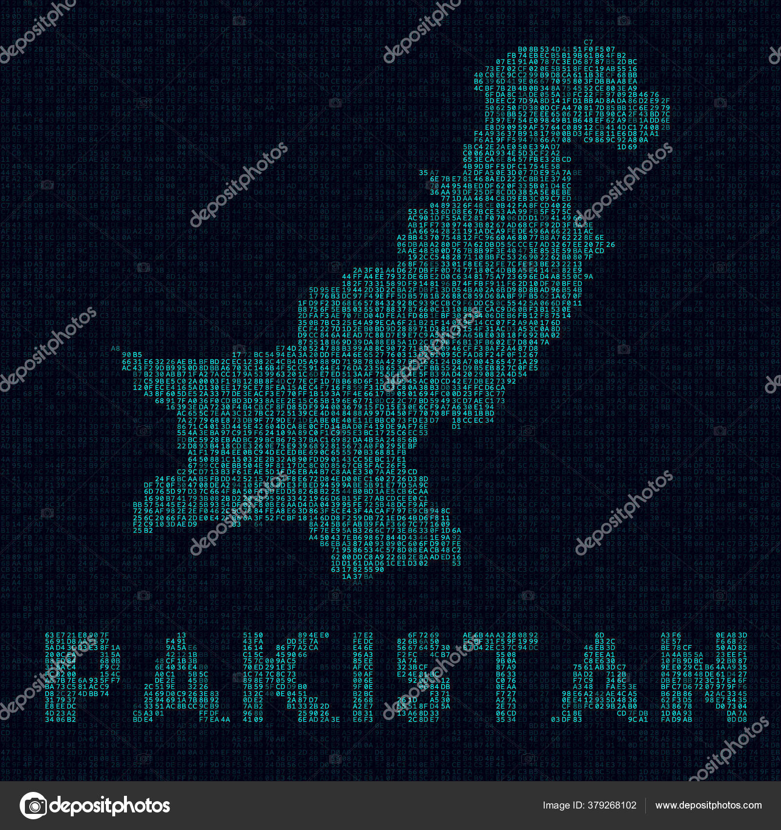 Pakistan tech map Country symbol in digital style Cyber map of Pakistan ...